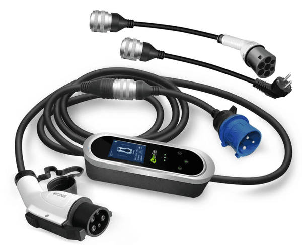 Ladekabel elbil type 1 - 16a Schuko - Nødlader - NorskeNettbutikker.no